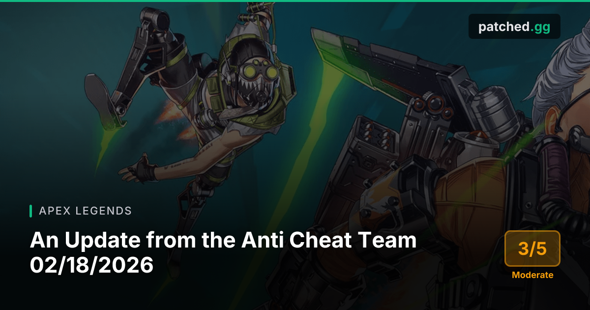 Apex Legends Anti-Cheat Update — 2,000+ XIM Bans (Feb 2026) | Patched