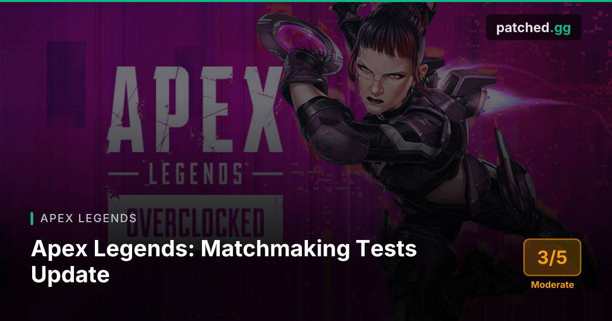 Apex Legends vS29 — Ranked Solo-Queue & Map Changes | Patched