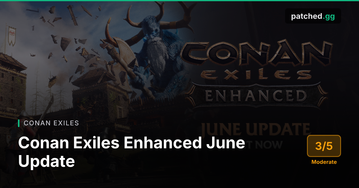 Conan Exiles v1.2.0 — Quick-Stack & Performance | Patched