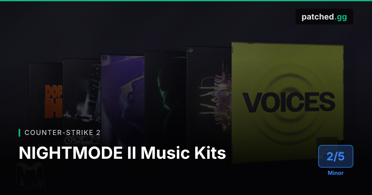 CS2 Update — NIGHTMODE II Music Kits & Cache | Patched
