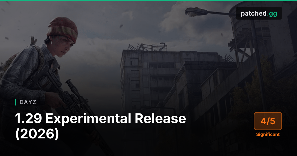 DayZ Update 1.29 — 400% Server Performance & Sakhal Bunker Expansion ...