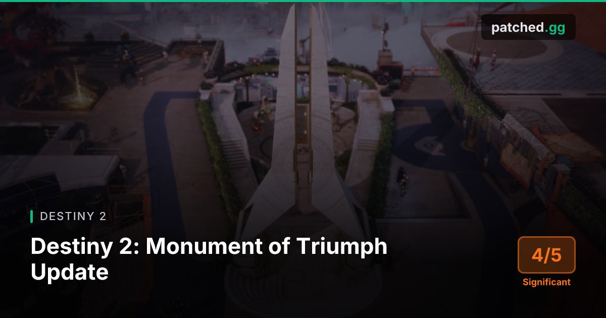 Destiny 2 Monument of Triumph — SRL & Pantheon | Patched