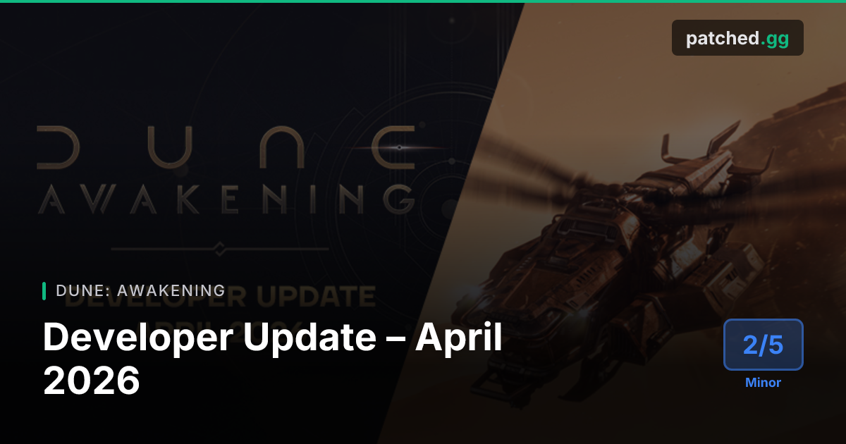 Dune: Awakening — Deep Desert & PvP Rework | Patched