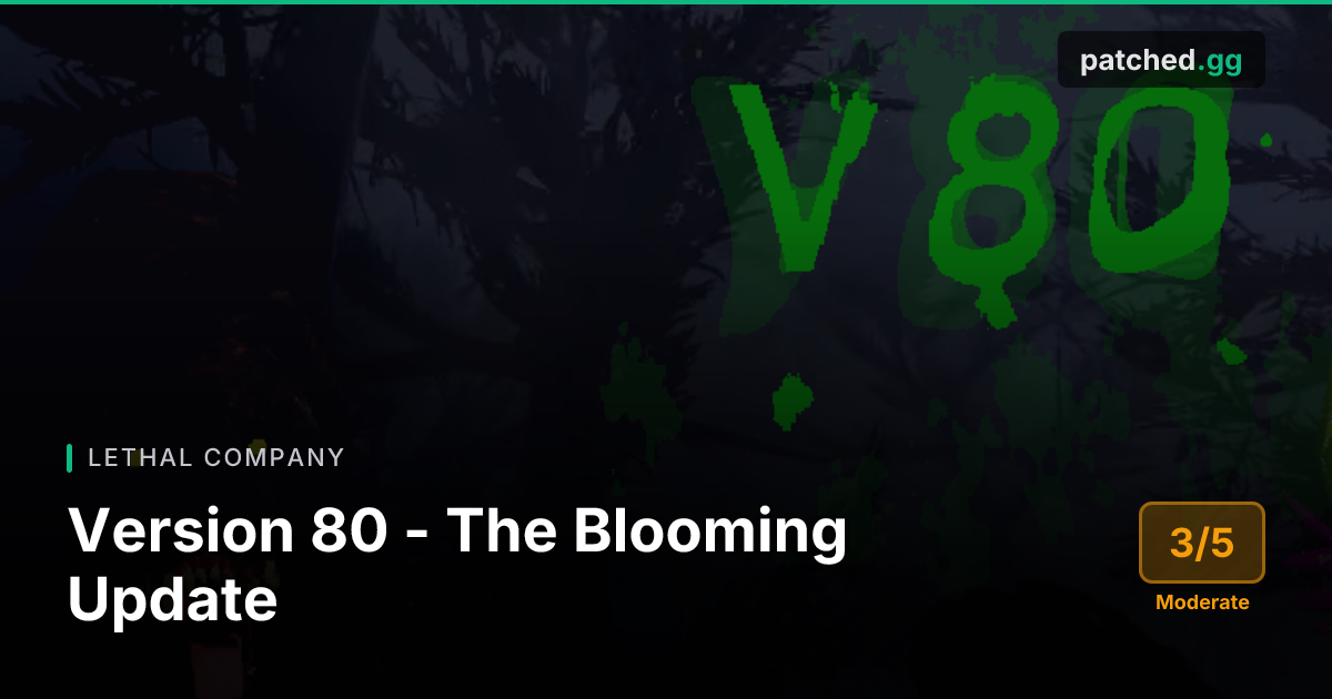 Lethal Company v80 — New Creatures & Utility Slot | Patched