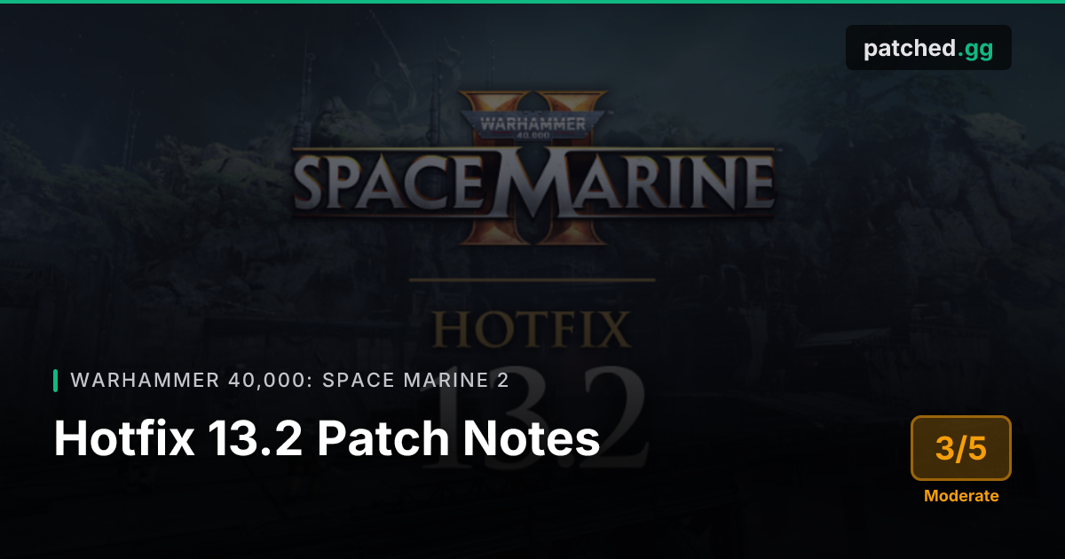 13 9 Patch Notes